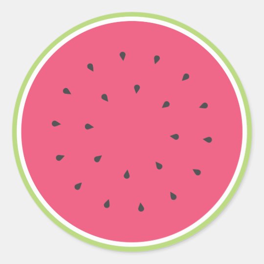 Watermelon Sticker | Zazzle.com