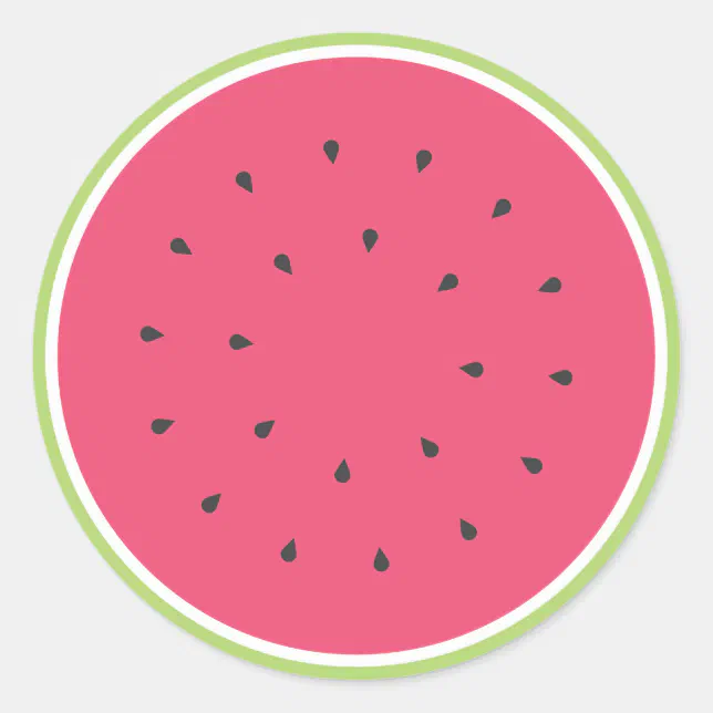 Watermelon Sticker | Zazzle