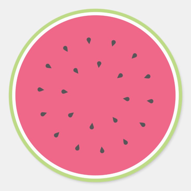 Watermelon Sticker | Zazzle