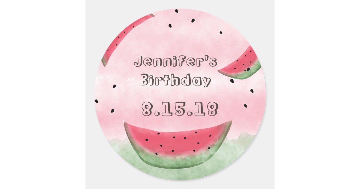 Watermelon stickers | Zazzle