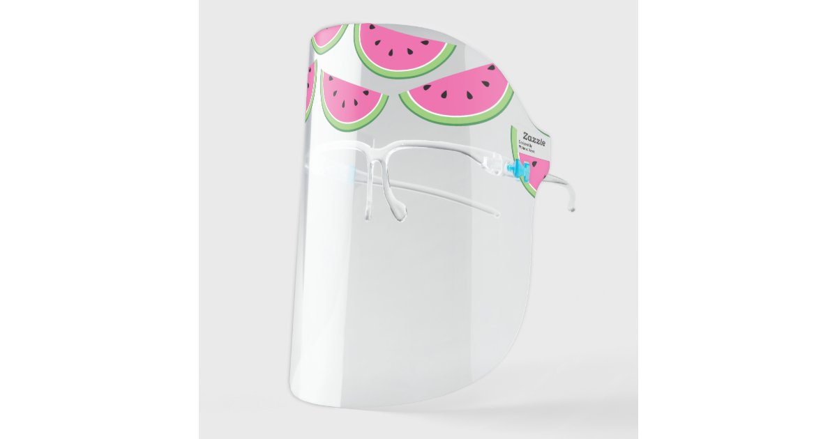 Watermelon Summer Fruit Face Shield | Zazzle