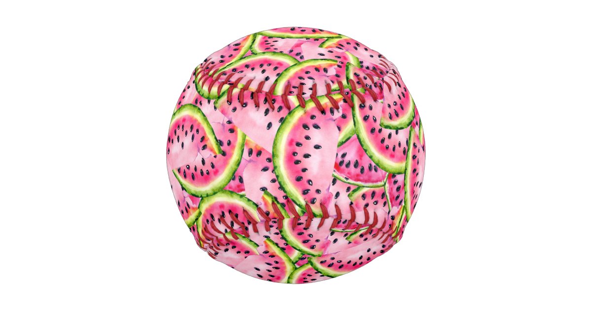 Watermelon Surprise Baseball | Zazzle