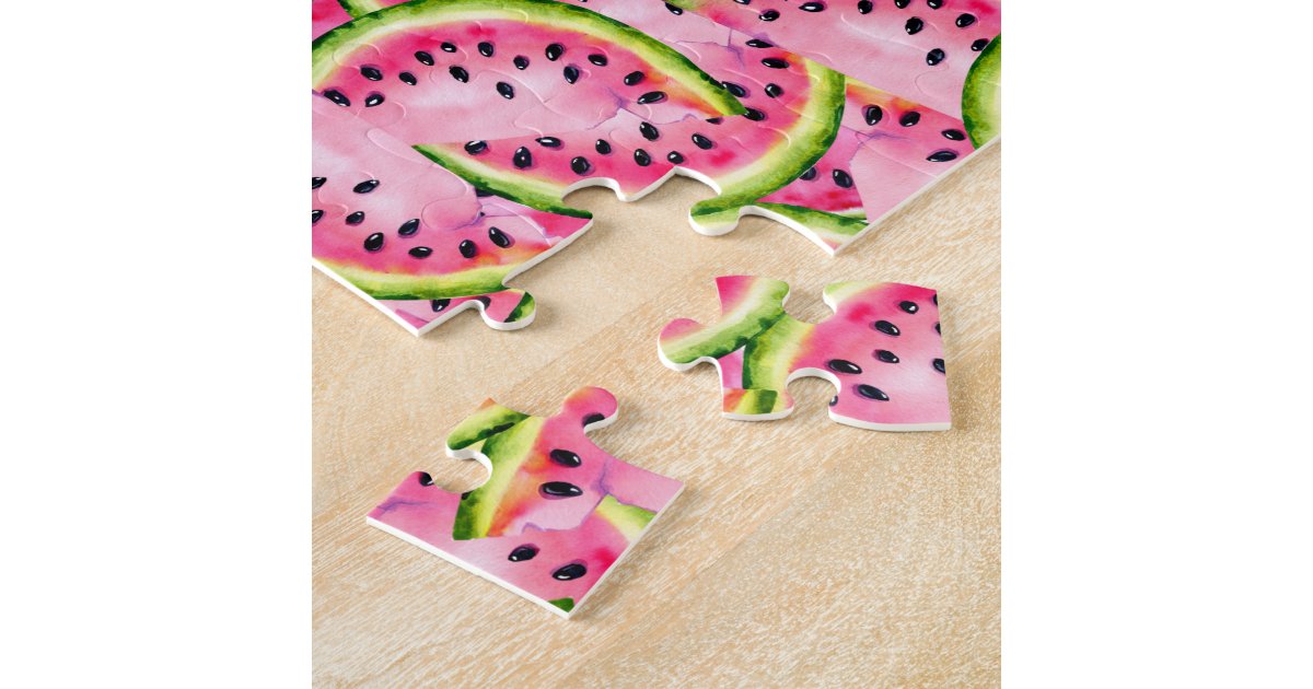 Watermelon Surprise Jigsaw Puzzle | Zazzle