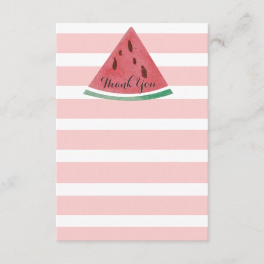 Watermelon Thank You Card | Zazzle.com