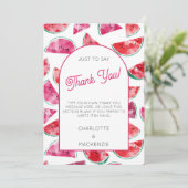 Watermelon Thank You Card | Zazzle
