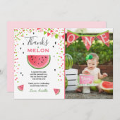 Watermelon Thank You Card One in a melon Summer | Zazzle