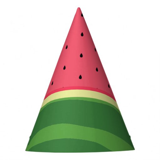 Watermelon Theme Party Hat | Zazzle