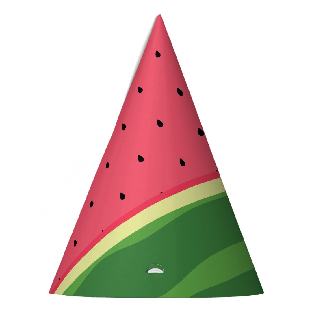Watermelon Theme Party Hat | Zazzle