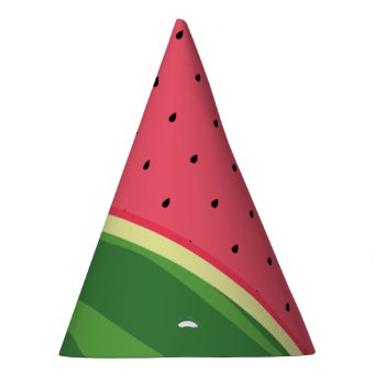 Watermelon Theme Party Hat | Zazzle