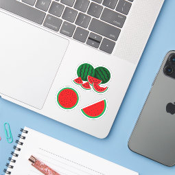 Watermelon Wedges Sticker | Zazzle