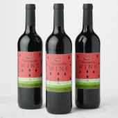 Watermelon Wine Label | Zazzle
