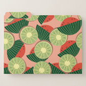 Watermelons and kiwis file folder | Zazzle