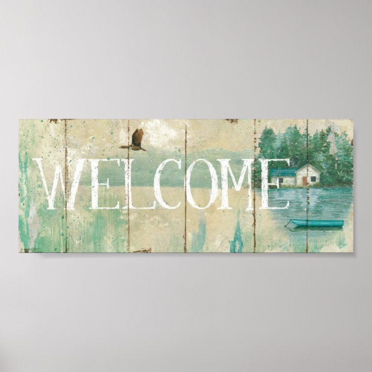 Waterside Lodge Poster | Zazzle