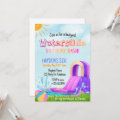 Waterslide Birthday, Let's make a Splash, Summer Invitation | Zazzle