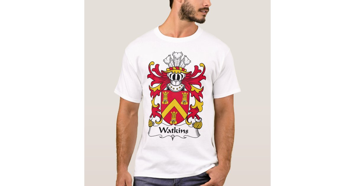 Watkins Family Crest T-Shirt | Zazzle