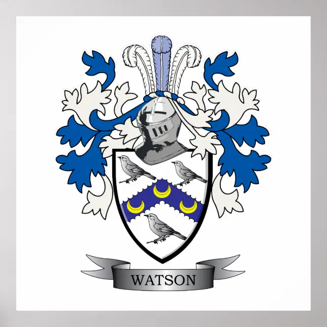 Watson Coat of Arms Poster | Zazzle