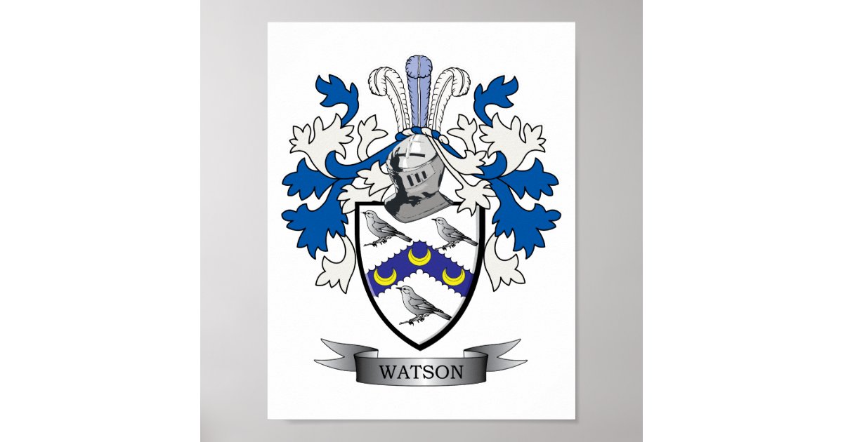 Watson Coat of Arms Poster | Zazzle