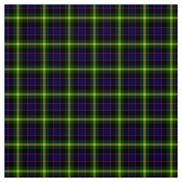 Watson Tartan Print Fabric | Zazzle