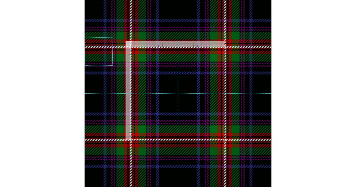 Watt Tartan Print Fabric | Zazzle