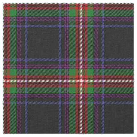 Dunlap Tartan Print Fabric | Zazzle