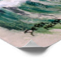 Wave Crash beach art gifts Poster | Zazzle