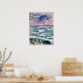 Wave Crash beach art gifts Poster | Zazzle
