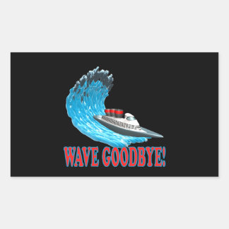Waving Goodbye Stickers | Zazzle