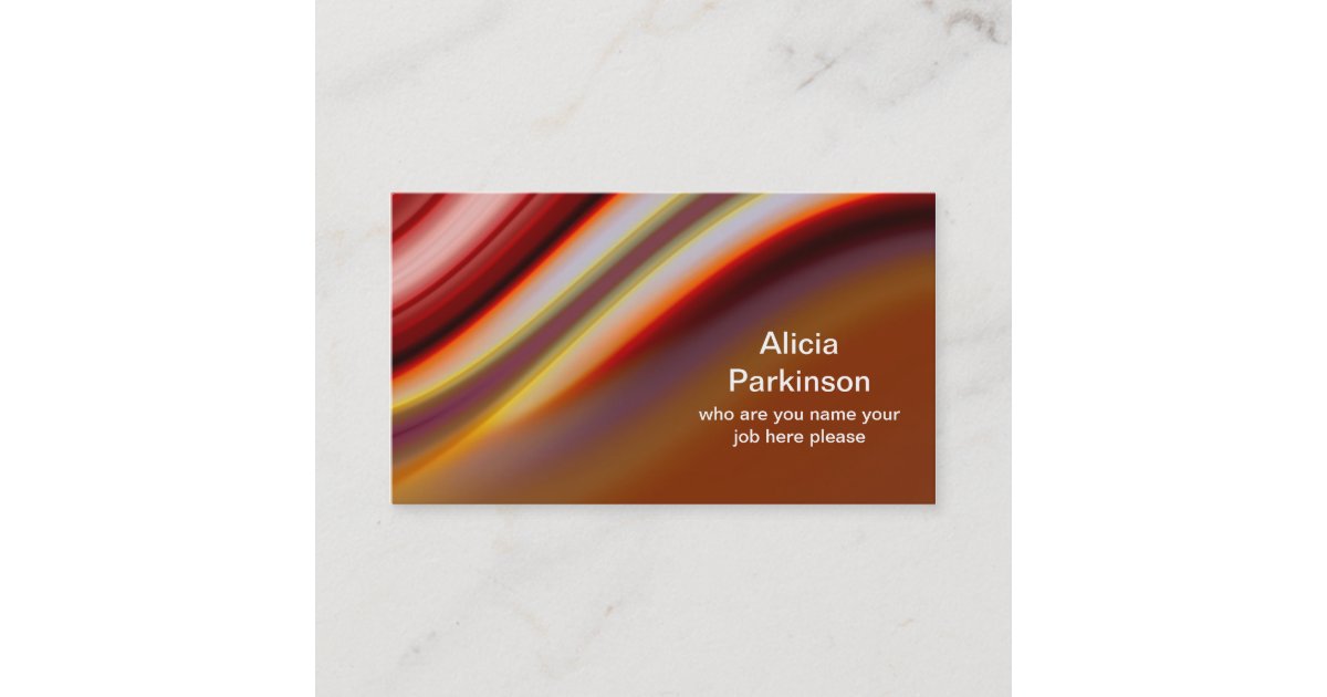 waves business card | Zazzle