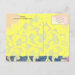 WAVES POSTCARD | Zazzle