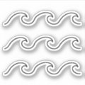 Waves Sticker | Zazzle