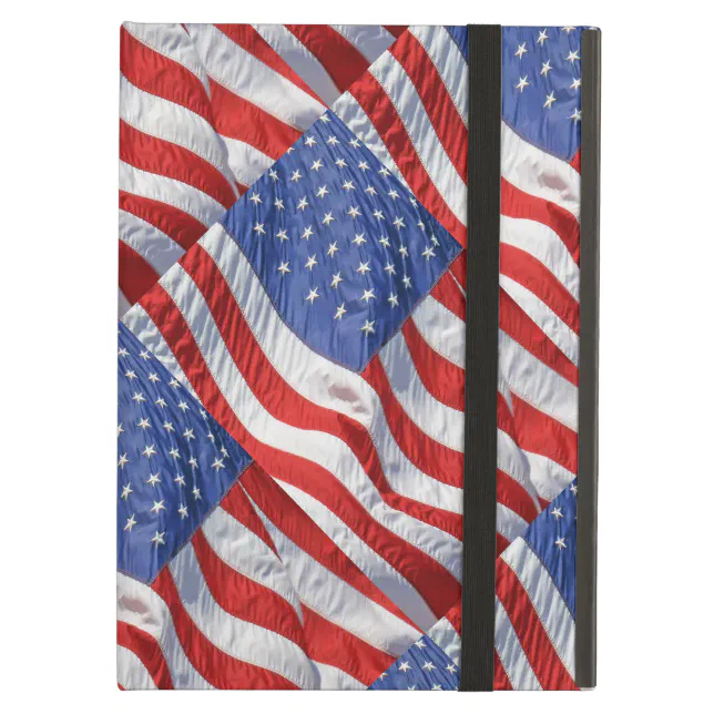 Waving American Flag Patriotic iPad Air Case | Zazzle