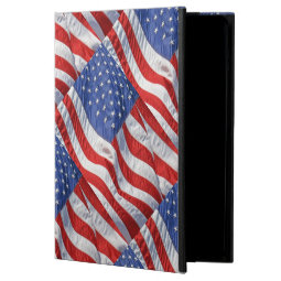 Waving American Flag Patriotic iPad Air Case | Zazzle