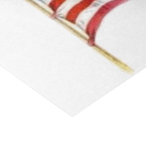 Waving American Flag Tissue Paper | Zazzle