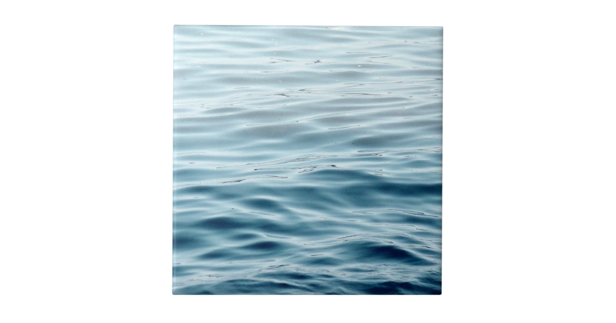 Waving water ceramic tile | Zazzle