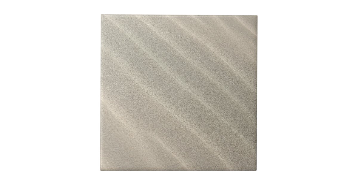 Wavy Beach Sand Ceramic Tile | Zazzle