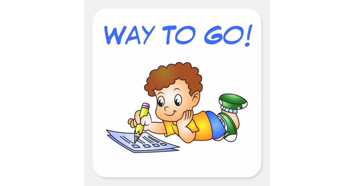 Way To Go! Stickers | Zazzle