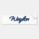 Waylon Name blue Aufkleber Sticker Autoaufkleber | Zazzle