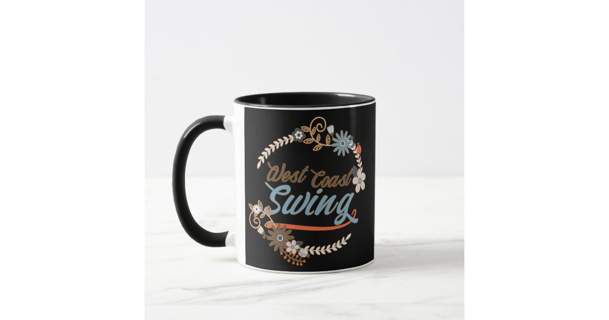 WCS Vintage West Coast Swing Dance Mug | Zazzle
