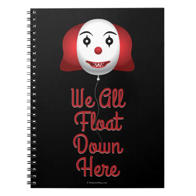 We All Float Down Here Notebook | Zazzle