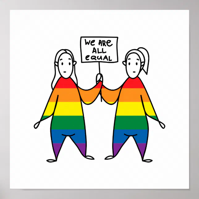 We Are All Equal Poster | Zazzle