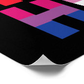 We are all human LGBTQ pride rainbow hands Poster | Zazzle