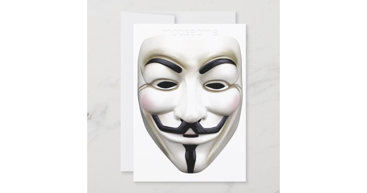 We Are Anonymous! Invitation | Zazzle