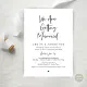 We are getting married, Elopement Dinner Dancing I Invitation | Zazzle