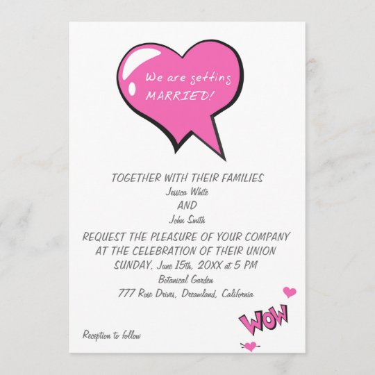 We are getting married! invitation | Zazzle.com