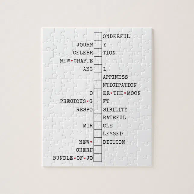 We Are Having A Baby - Fun Pregnancy Announcement Jigsaw Puzzle | Zazzle