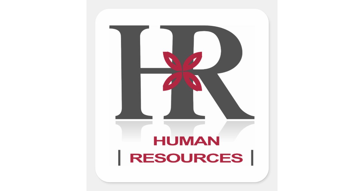'We Are HR' ID Sticker / Badge | Zazzle