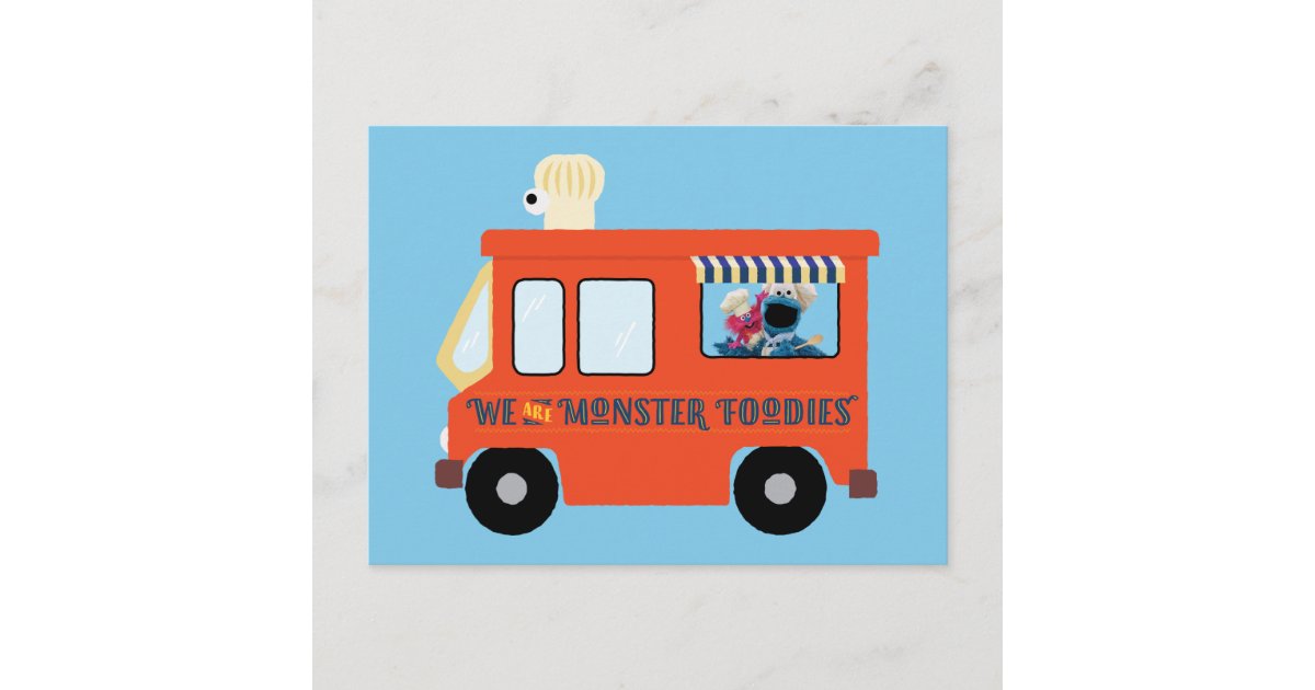We Are Monster Foodies Postcard | Zazzle
