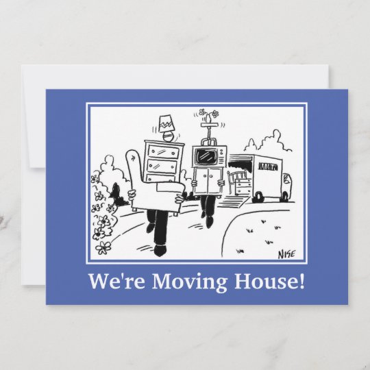 We Are Moving House Announcement Card. | Zazzle.com