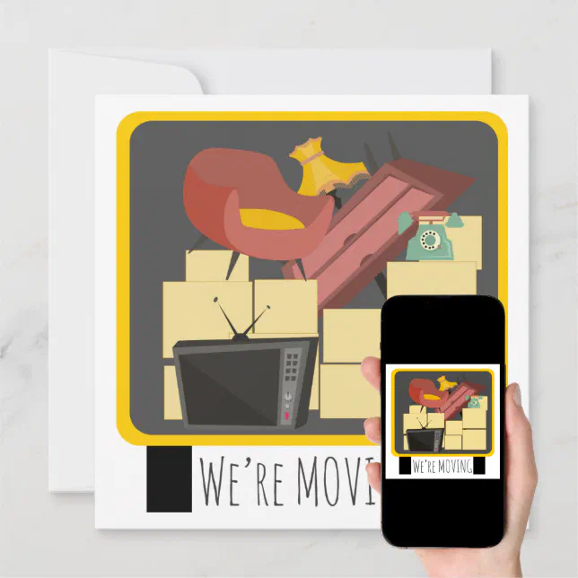 We Are Moving Party Invitation | Zazzle