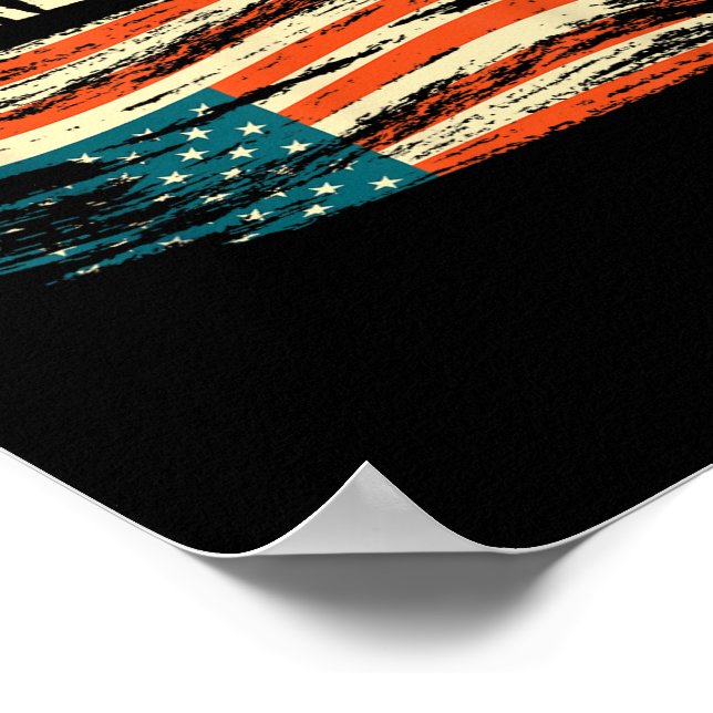 upside down flag poster